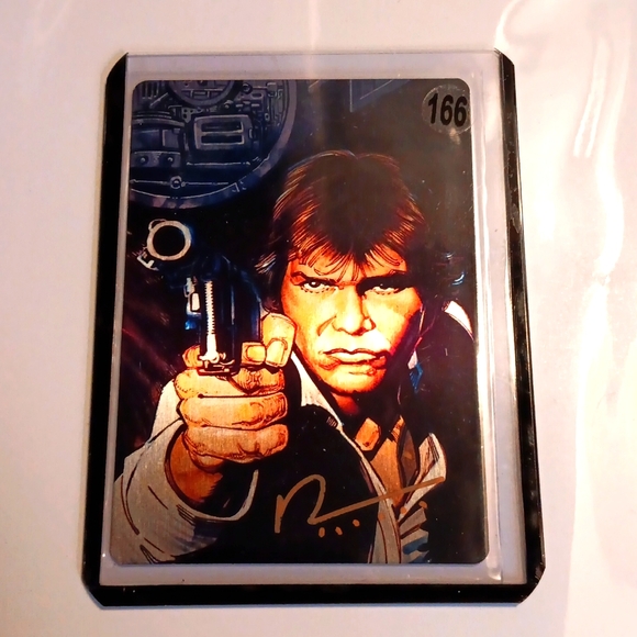 Star Wars | Other | Star Wars Hon Solo Chad Hardin Metal Card Signed ...